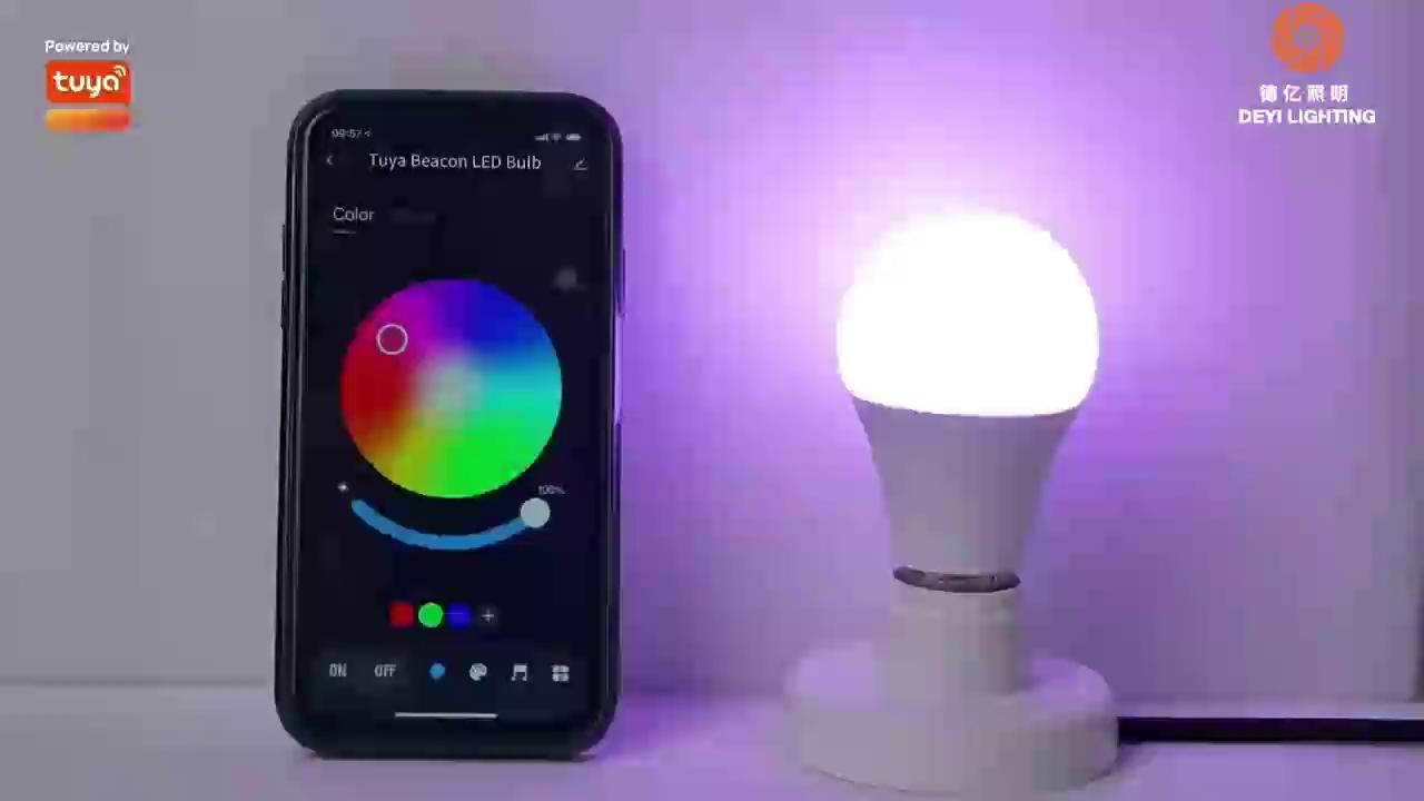 Tuya WiFi & Bluetooth LED Globe Bulb 65960 - DeYi Lighting 德亿照明电器